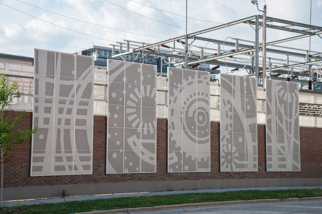 Madison Gas and Electric (MGE) Substation Security Walls – Madison, WI ...